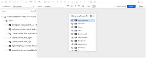 connect to aws open search data source bold reports