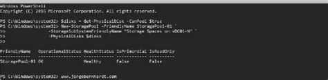 How To Create A Storage Pool Using PowerShell Jorge Bernhardt