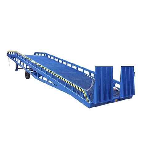 Ton Ton Ton Ton Ton Ton Mobile Loading Unloading Ramp For Container Yard Ramp Forklift