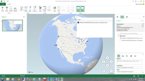 How To Design A Map Based Report Using Business Intelligence Semantic Model Bism And Excel