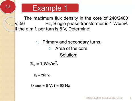 Transformer Ratio Equivalent Circuit Of Transformer PPTX