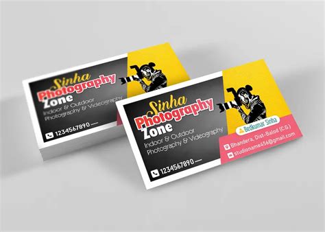 Photography Visiting Card Psd 47 Photography Business Cards Free