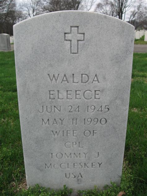 Walda Eleece Mccleskey 1945 1990 Find A Grave Memorial
