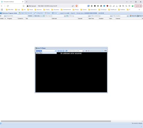 Empty EPG Guide Not Working When Using XMLTV Grabber Tvheadend Org