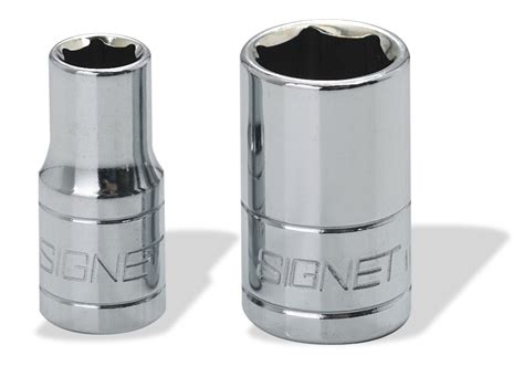 1 2 Drive Chrome Socket 6 Point Signet