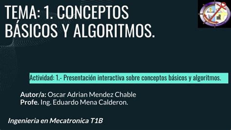 Tema 1 Conceptos Básicos Y Algoritmos