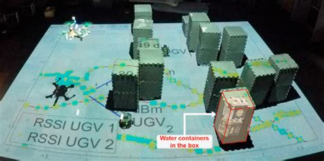 A Snapshot Of An Indoor Flight Experiment In An Artificial Urban