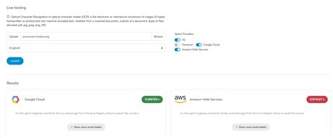 top 10 optical character recognition ocr api eden ai