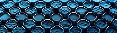 Premium Photo Hexagonal Grid Geometric Pattern Using Interconnected Hexagons