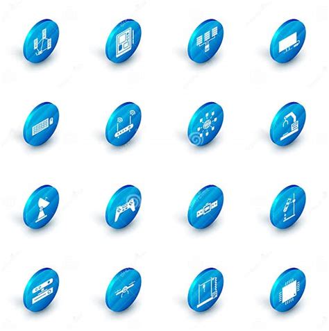 Set Graphic Tablet Server Data Web Hosting Smart Tv Keyboard And Mouse Radar Router Wi Fi