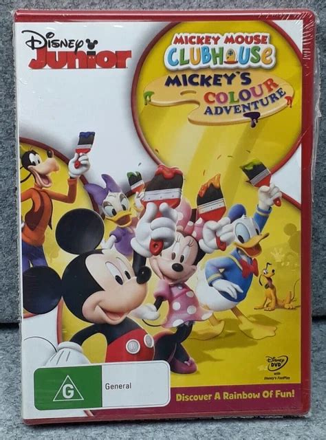 New Mickey Mouse Clubhouse Colour Adventure Dvd Region 4 Pal Free Fast