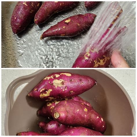 군고구마 만들기 후라이팬으로 고구마 굽는법