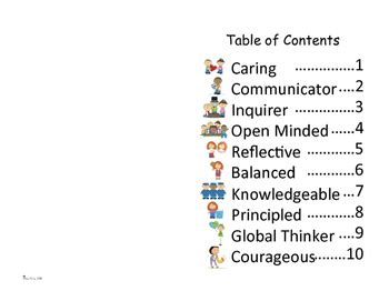 IB PYP Learner Profile Journal By Amy Bray TPT