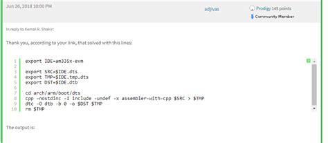 Device Tree Build Issue Octavo Systems