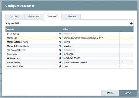 Fetch JSON Data And Store It As Collections In MongoDB In NiFi