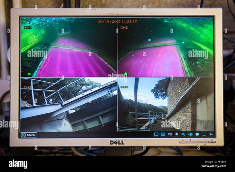 The Video Screen Used To Monitor The Fish Pass And Screen Through The Water Entrance To Halton The Video Screen Used To Monitor The Fish Pass And Screen Through The Water Entrance To Halton