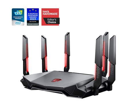 Msi Radix Axe Wifi E Tri Band Gaming Router Graxe
