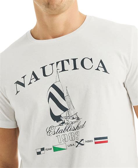 Nautica Mens Heritage Crewneck Graphic T Shirt Macys