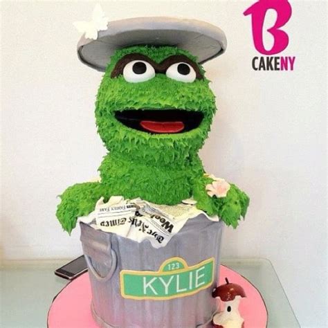 Oscar The Grouch Cake Oscar The Grouch Cupcakes Oscar The Grouch