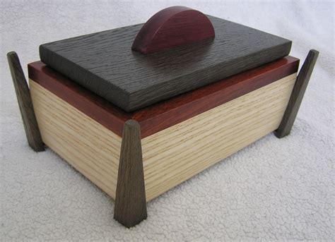 White Ash Blood Wood And Crib Dam Oak Box