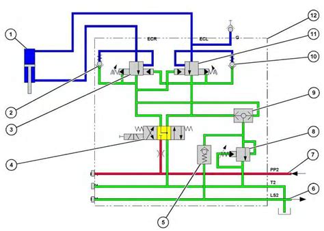 Cd10 Vibratory Asphalt Compactor Machine Systems Hydraulic Schematic Sidecutter System Caterpillar
