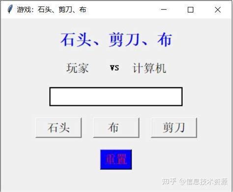 在python中实现石头、剪刀、布游戏 知乎 在python中实现石头、剪刀、布游戏 知乎