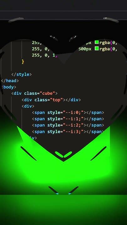 Create 3d Cube Using Only Css Css Shorts Youtubeshorts Shorts