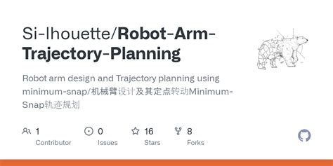 github si lhouette robot arm trajectory planning robot arm design