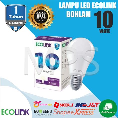 Jual Lampu Led Ecolink 10w 10 Watt 10 W 10watt Warna Putih Dan Kuning Tahan Lama Super Terang
