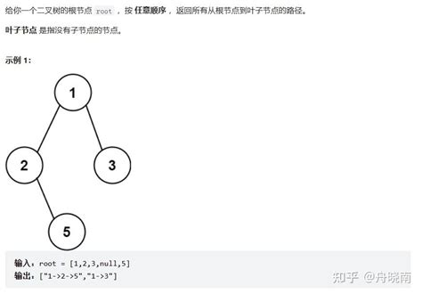 算法第六十题：二叉树的所有路径，深度优先广度优先，leetcode编号257，难度简单 知乎