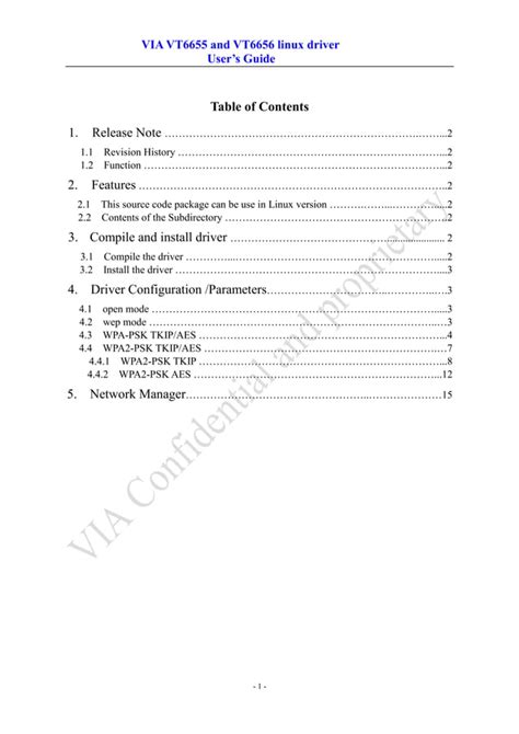 Vt6655 Linux Userguide Pdf