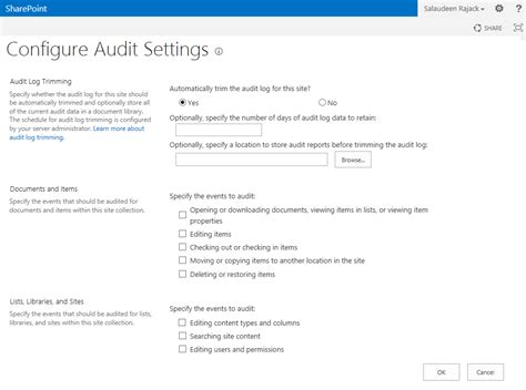 Configuring Audit Logs Feature In Sharepoint 2013 Sharepoint Diary