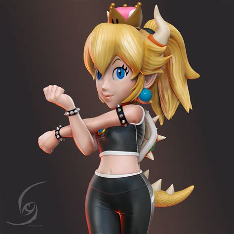 👸 Princess Bowsette・ 3d File For 3d Printing・cults