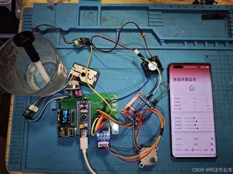 【物联网毕设】家庭环境监控（stm32appmqtt）stm32连线图 Csdn博客