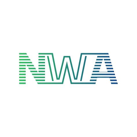 Modern Nwa Logo Design Letter Nwa Minimalist Professional And Versatile
