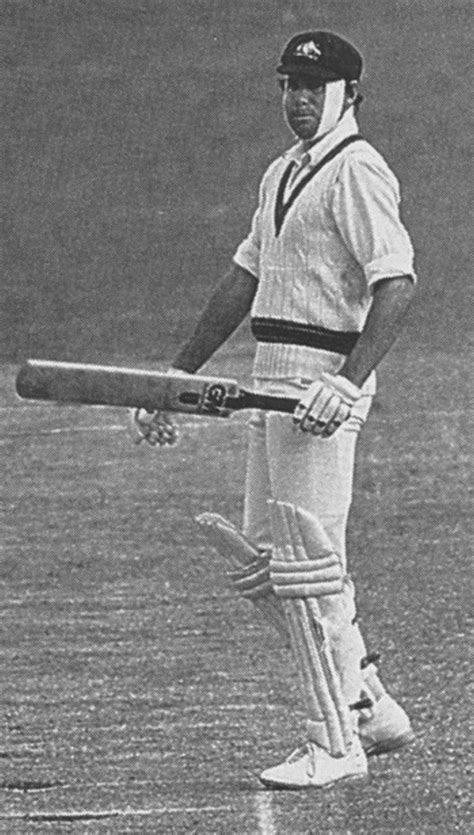 Rick Mccosker Batting With A Broken Jaw