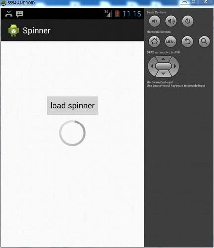 Android Loading Spinner Tech Spider
