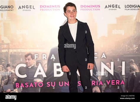 Federico Ielapi Bei Der Premiere Des Kinofilms Cabrini Im Cinema