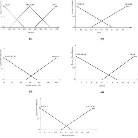 Member Functions Of The Output Variables A Priority B Manufacturing