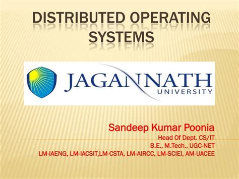 Distributed Operating System2 Ppt
