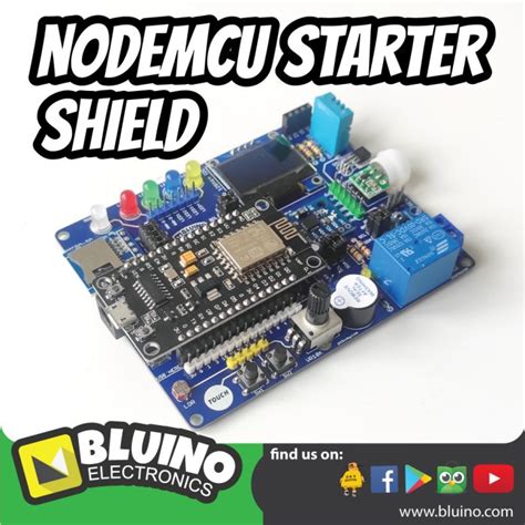 Promo Nodemcu Esp8266 Starter Shield Iot Kab Bekasi Bluino Tokopedia