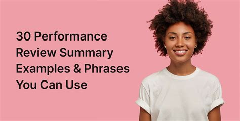 30 Performance Review Summary Examples And Phrases You Can Use