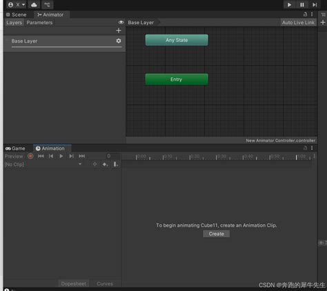 unity学习37：新版的动画器：动画状态机 animator unity动画器 csdn博客