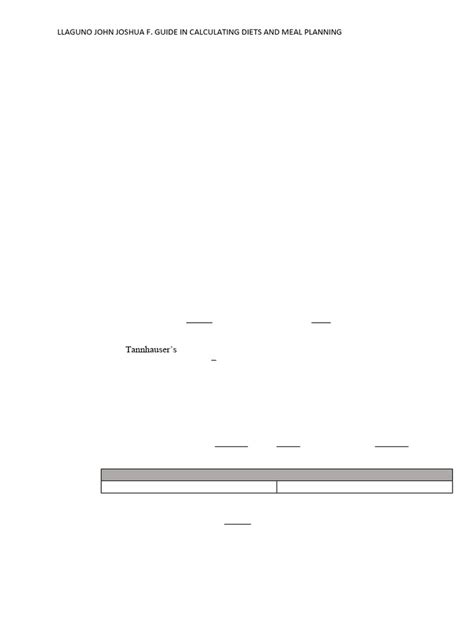 Guide Calculating Diets Meal Planning Pdf Food Energy Dieting Guide Calculating Diets Meal Planning Pdf Food Energy Dieting