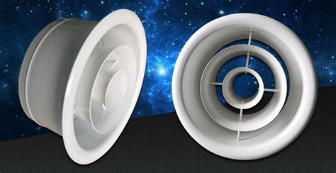 Trox Aluminum Decorative Round Air Vent Jet Diffuser Ring