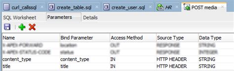 Post Up A Blob To An Oracle Table Via Rest