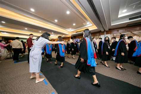 บรรยากาศการฝึกซ้อมพิธีพระราชทานปริญญาบัตร ปีการศึกษา 2564 ซ้อมย่อยครั้งที่ 1