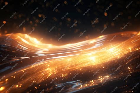 premium ai image abstract light trails creating a dazzling visual s