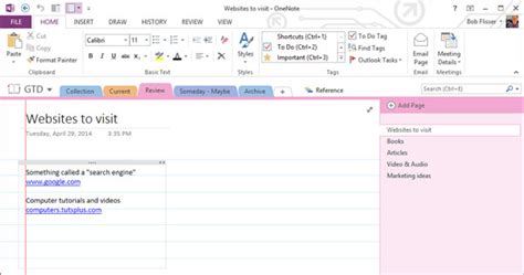 OneNote GTD Productivity With Freeform Notes Envato Tuts