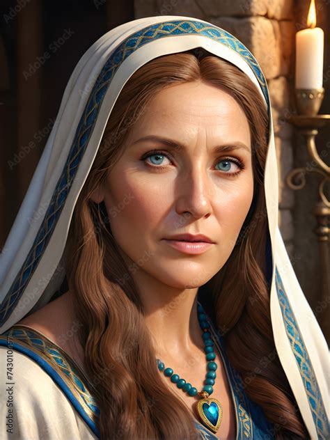 Annas Wisdom Portrait Of The Biblical Figure Anna The Prophetess